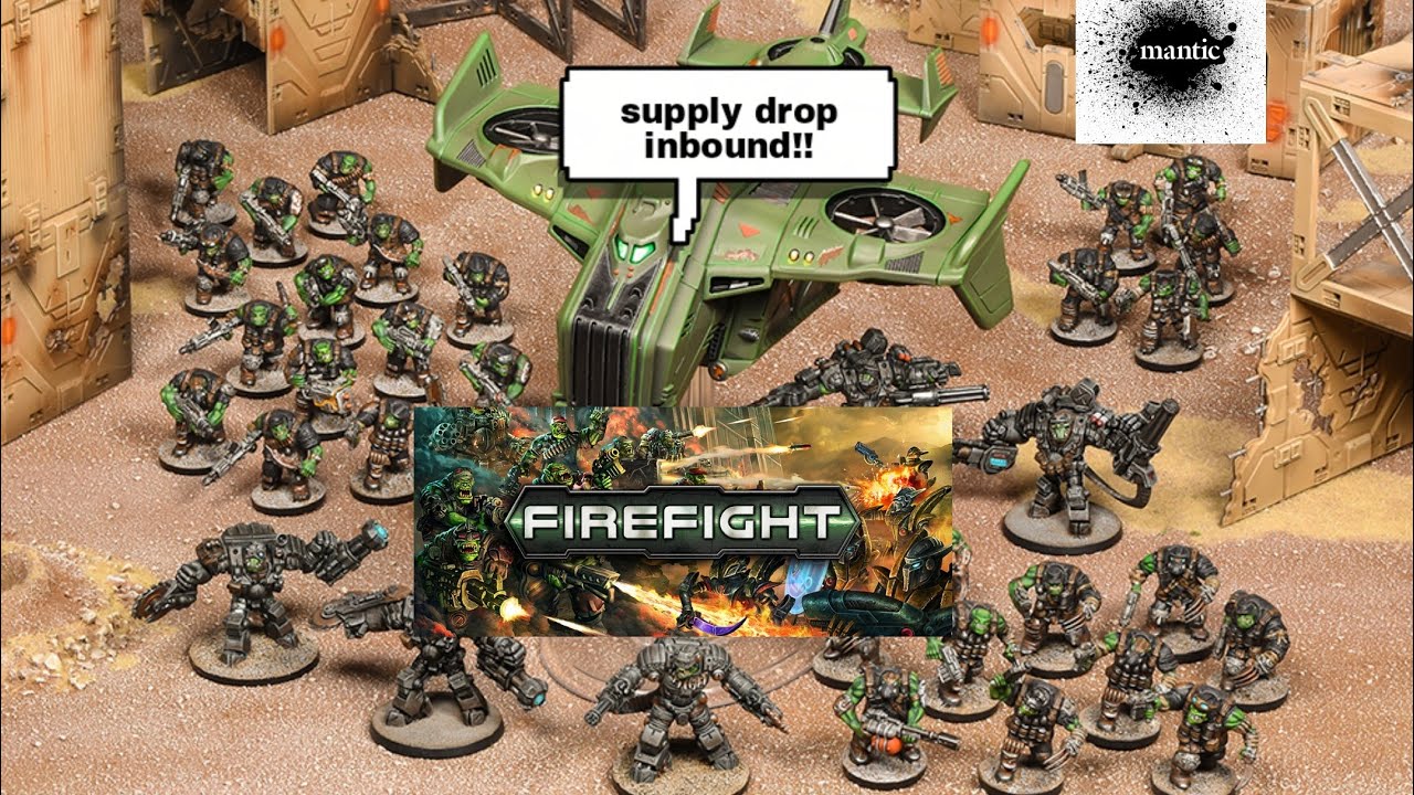 @manticgames firefight marauders strike force box set unboxing - YouTube