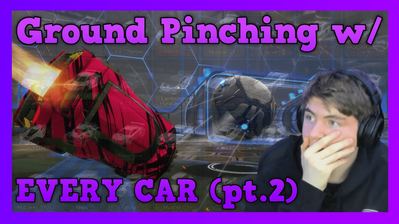 Ground Pinching w/ EVERY CAR in Rocket League! | Part 2 - YouTube