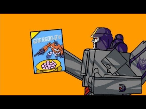 Astrotrain vs Cereal commercial - Energon-os 2011 |REANIMATED AT2|