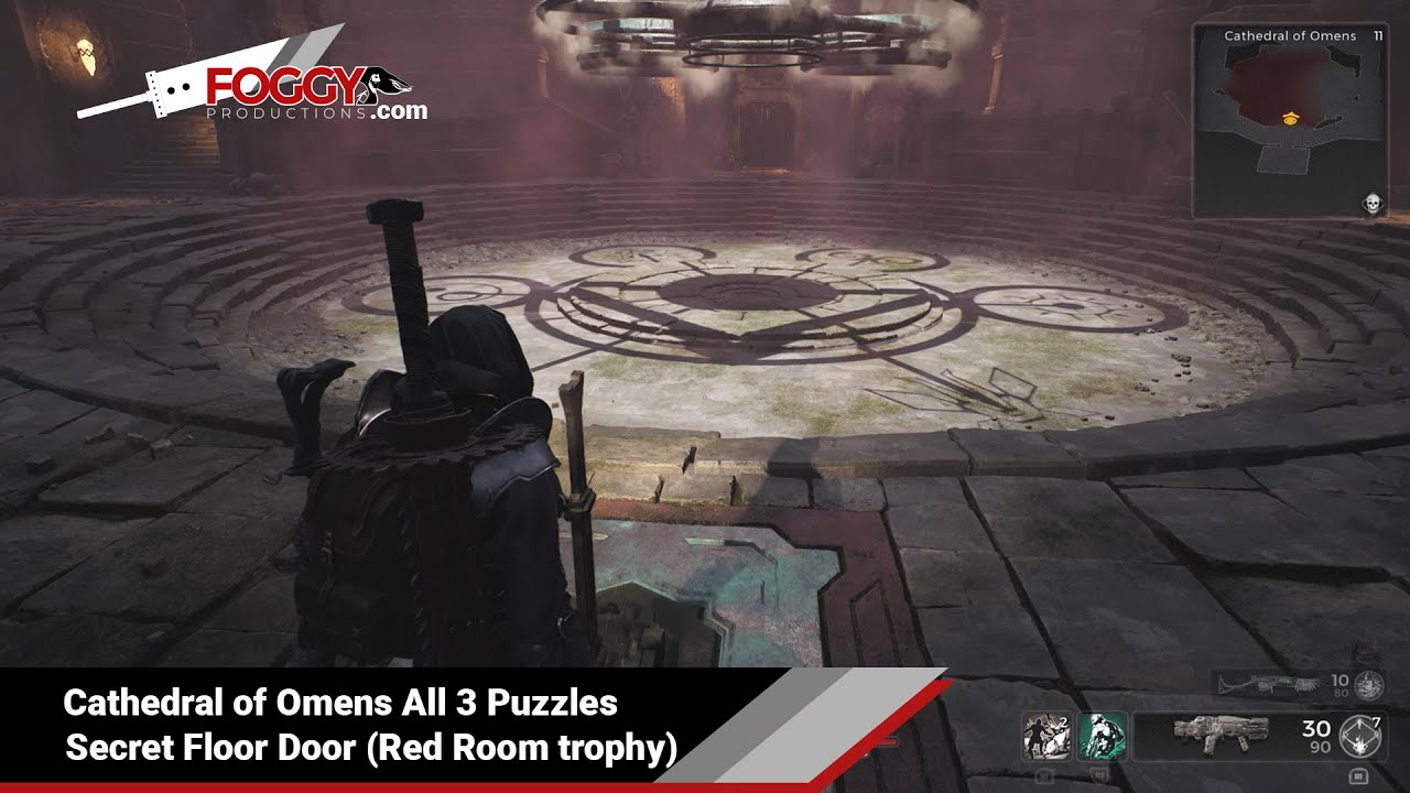 Remnant 2 - Cathedral of Omens All 3 Puzzles and Secret Floor Door (Red ...