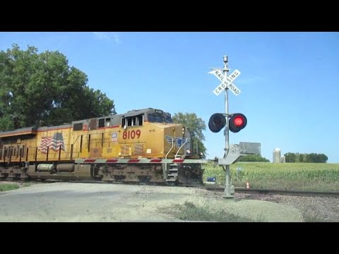 UP 8109 North MCBSS Filmed At North Kasper Siding Fantastic Horn Show! (9-5-2023) - YouTube