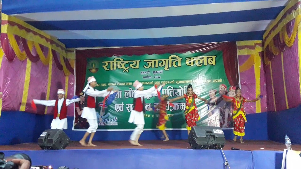 Jhyaure Dance By Makalu club itahari - YouTube