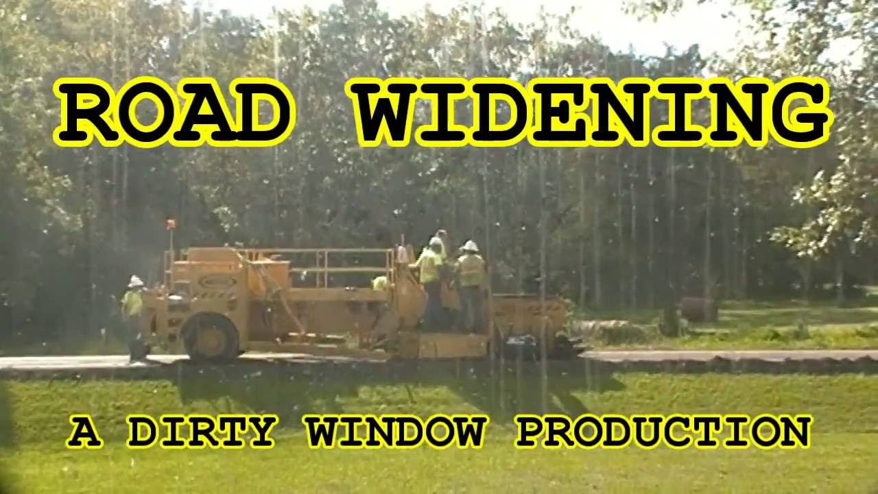 Road Widening Action - YouTube