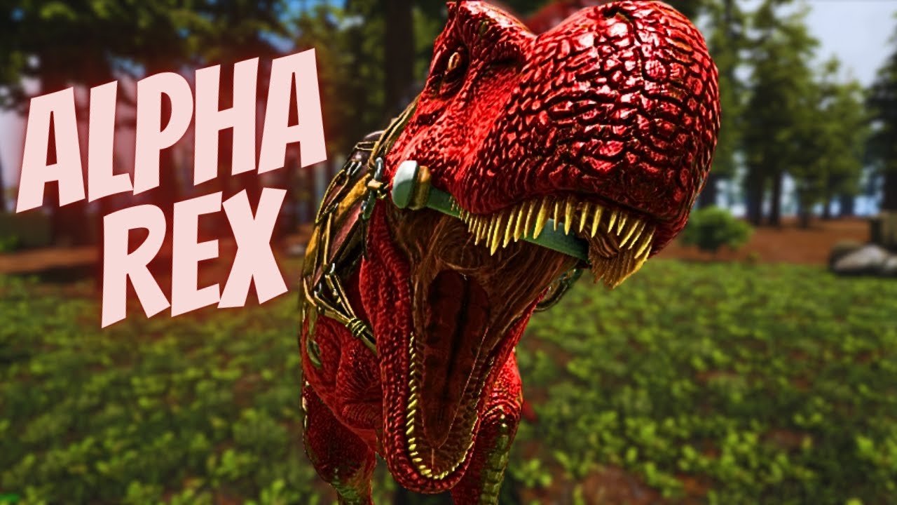 DOMEI UM SUPER REX ALPHA!! ARK ETERNAL #08 - YouTube
