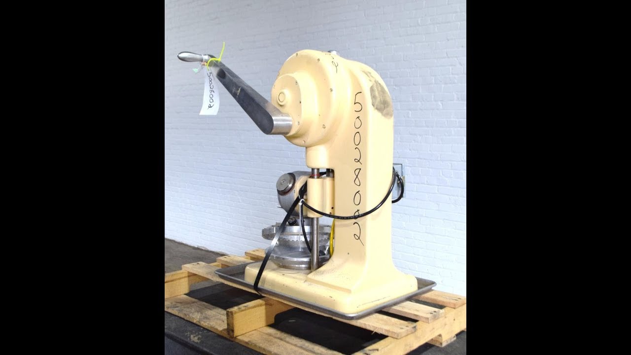 Dial-O-Matic Pie Press - Stock#50028002 - YouTube