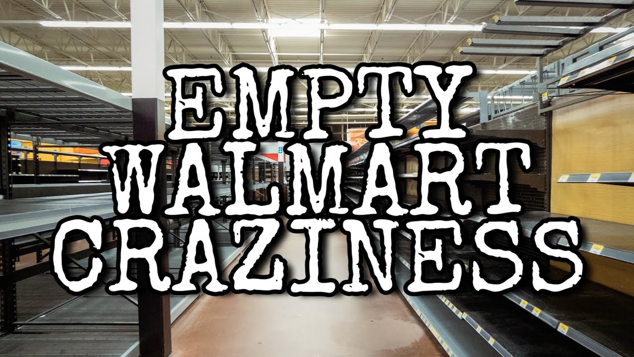 EMPTY Wooster, Ohio WALMART Grocery section 2020 AFTERMATH - YouTube