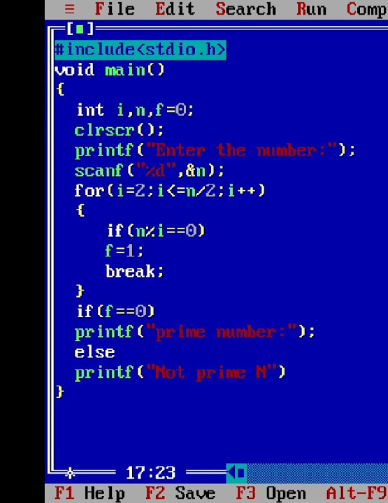 Amezing Prime Number Program In C Language Coding Youtube