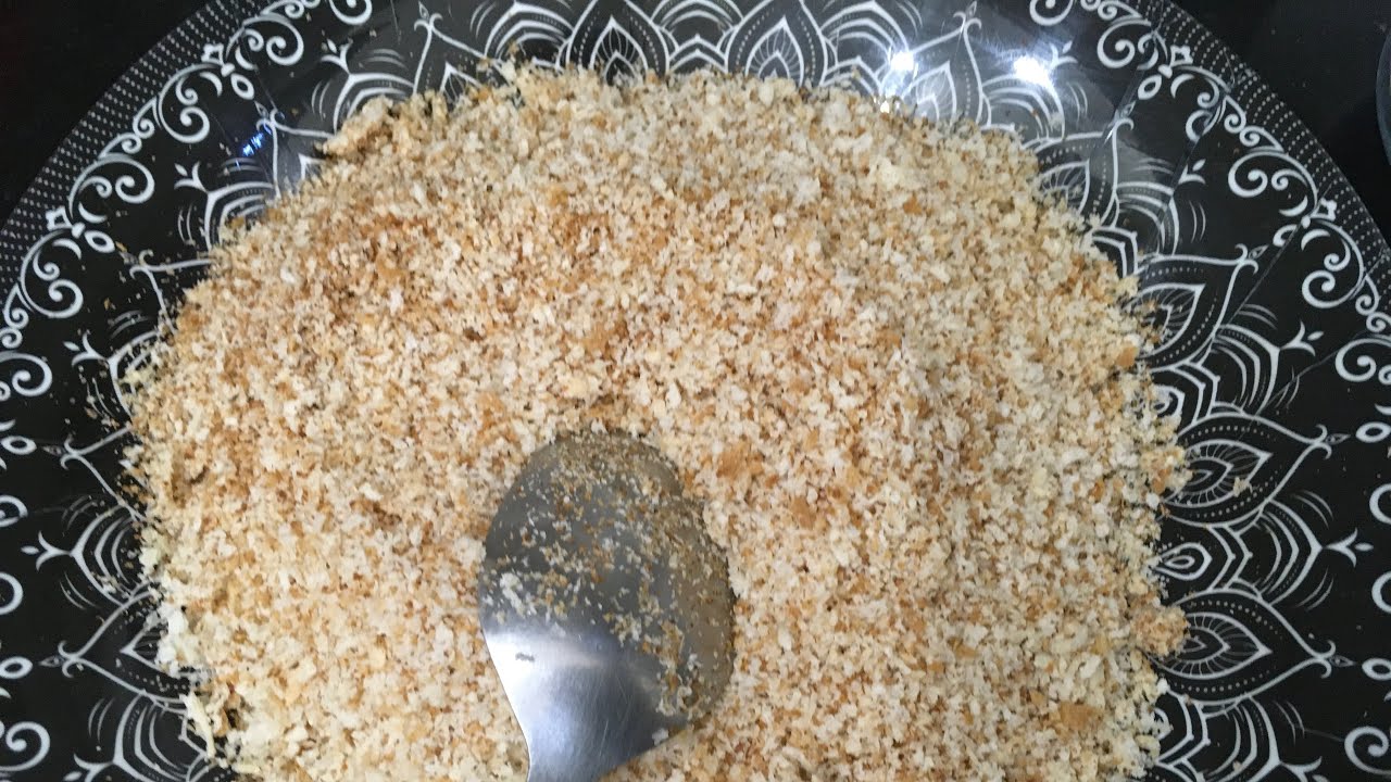 How to make bread crumbs at home - YouTube