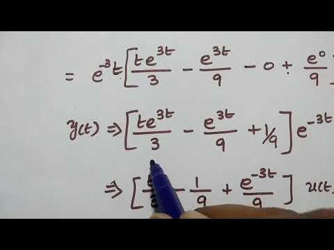 Convolution Integrals - Important Problems solved - YouTube