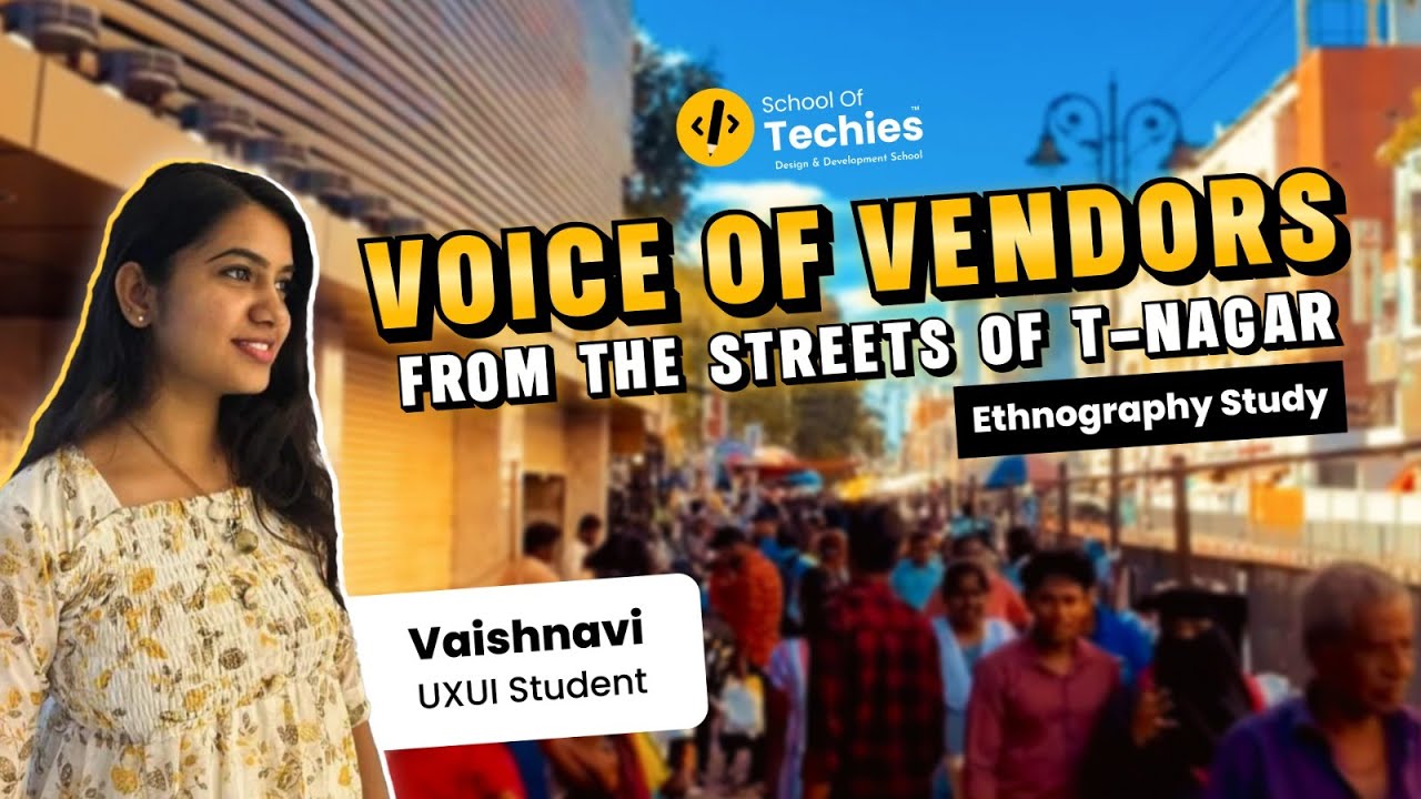T Nagar - Chennai - Voice of Vendors | Ethnography Study | UXUI Design ...