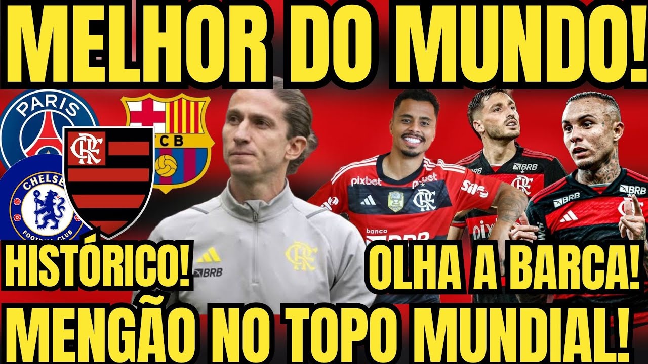 🚨FLAMENGO CONCORRE AO PRÊMIO DE MELHOR TIME DO MUNDO! SAÍDA DE ...