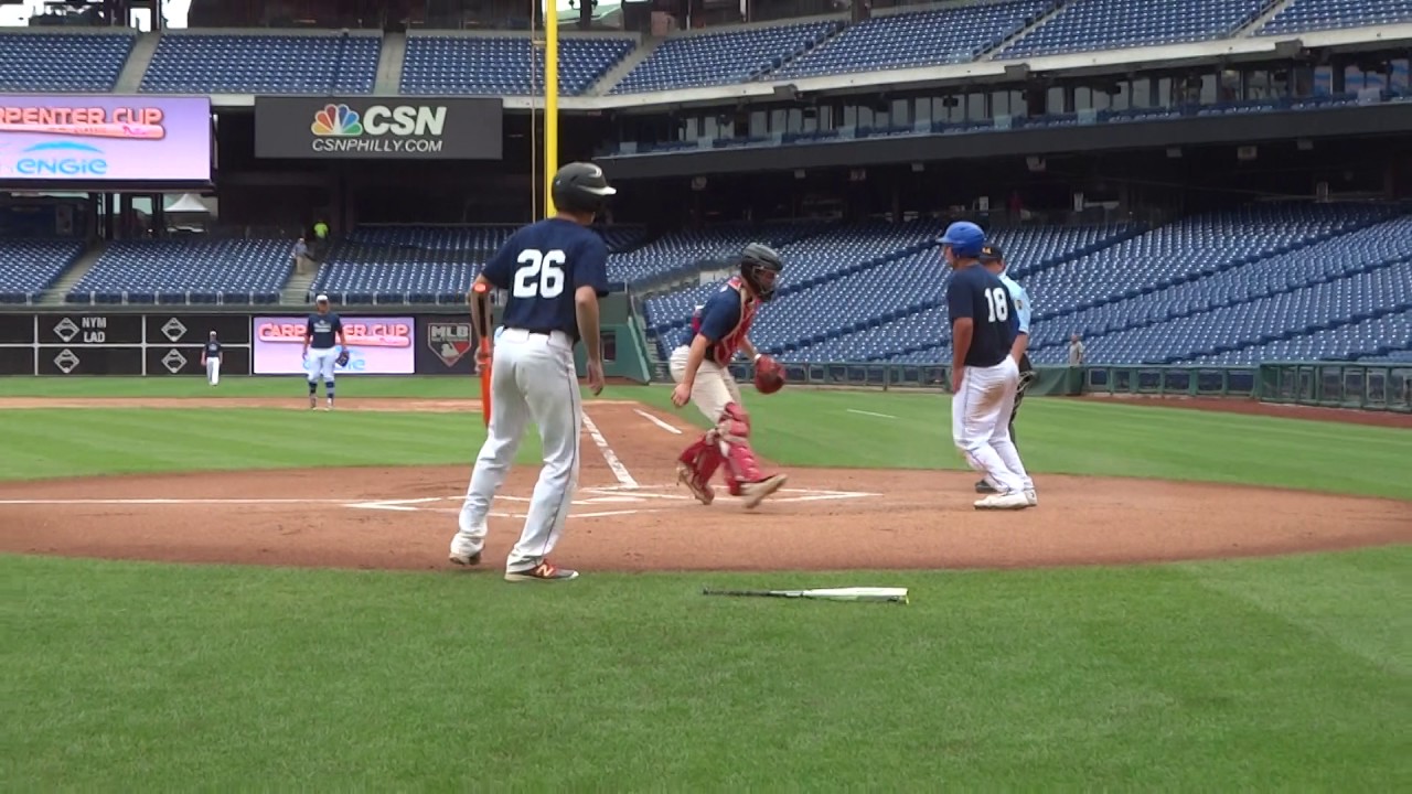 David Melfi RBI single in the 1st - YouTube