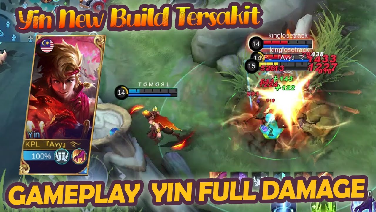 GAMEPLAY YIN FULL DAMAGE BEST BUILDTERBARU PALING SAKIT - YouTube