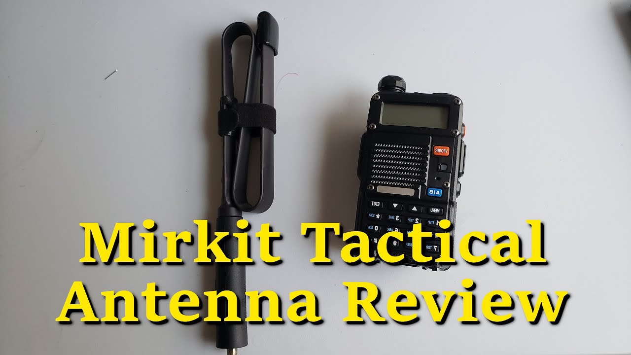 Mirkit Foldable Tactical Antenna Review and Antenna Measurements - YouTube