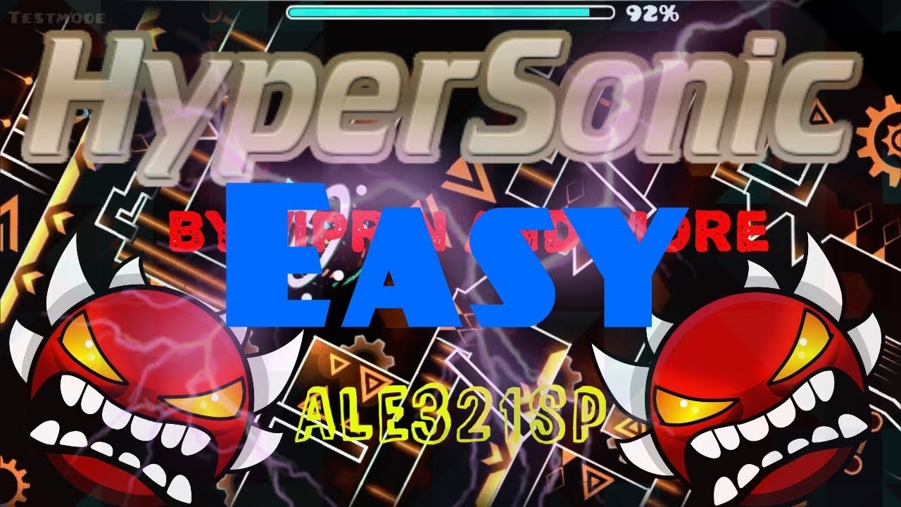 Hypersonic Easy By Jukaras , Geometry Dash 2.11 - YouTube