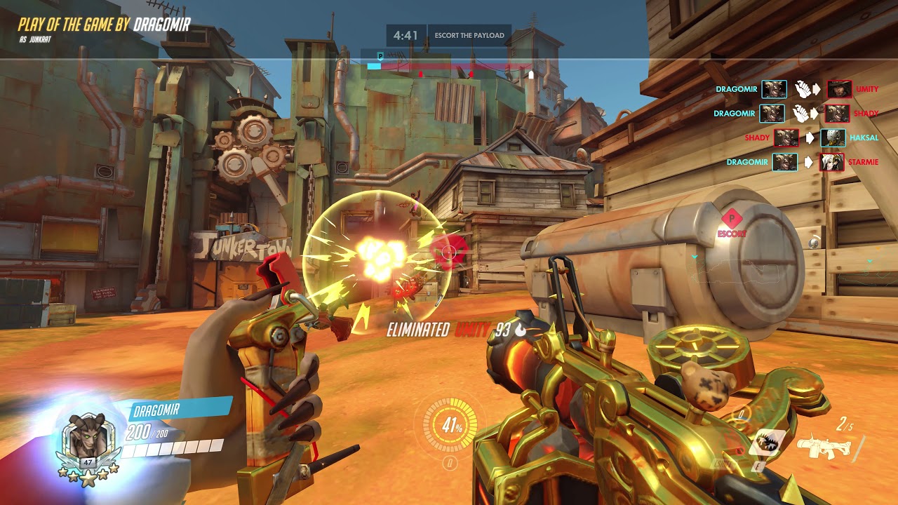 Buffed Concussion Mine Junkrat - YouTube