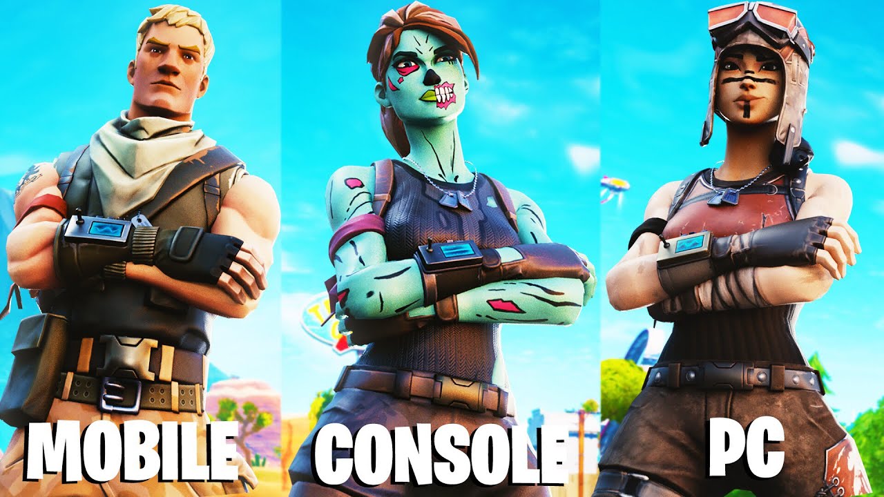 PC vs CONSOLE vs MOBILE in Fortnite - YouTube