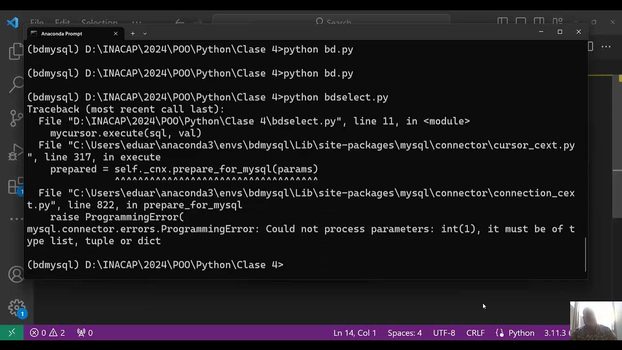 python MYSQL SELECT INNER JOIN - YouTube