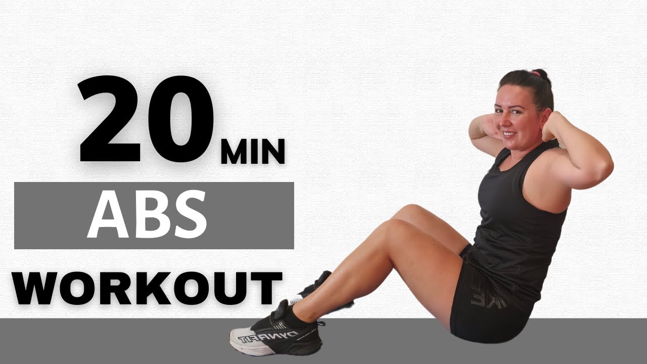 20-Minute Abs Workout at Home, No Equipment, Easy to Follow | Sculpt ...