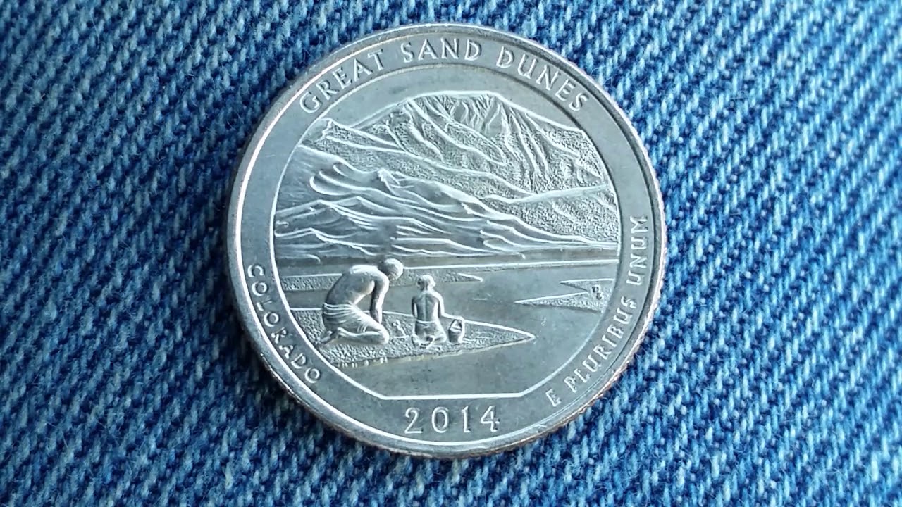 2014 P GREAT SAND DUNES - ANERICA THE BEAUTIFUL QUARTER - NATIONAL PARK ...