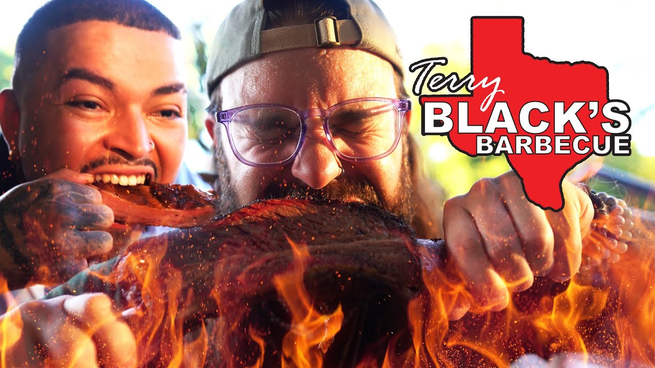 Trying The LEGENDARY Terry Blacks BBQ in Austin, Tx - YouTube