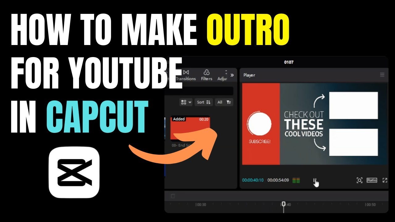 How To Make A Outro For Youtube Videos On Capcut | Easy Way - YouTube