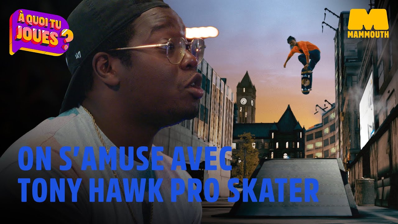 Quand Kevin Raphaël se prend pour Tony Hawk 🎮｜À quoi du joues? - YouTube