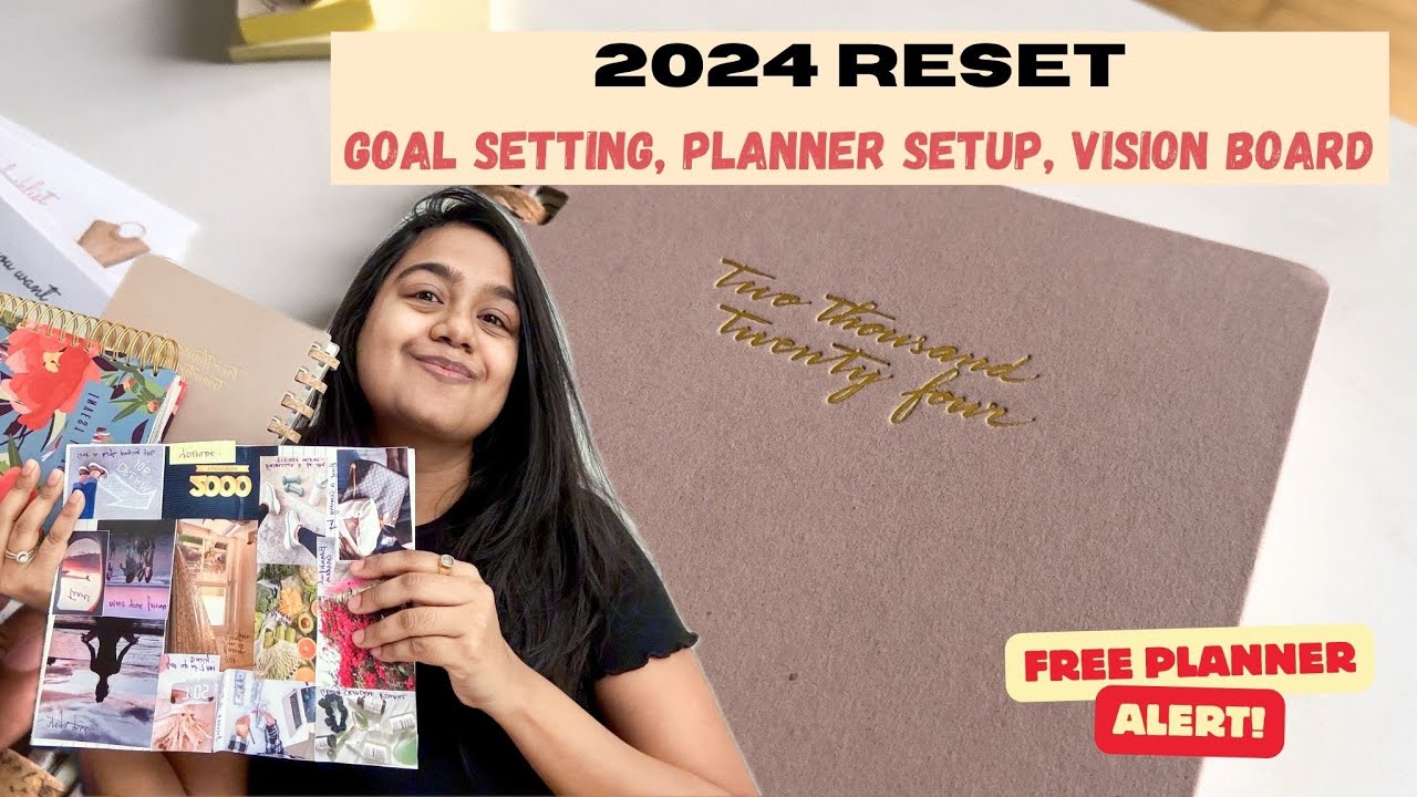 2024 RESET Goal setting, Planner setup, Vision board, Reflection ...