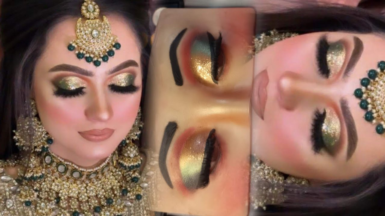 Step -by - Step Bridal Eye Makeup Tutorial for Beginners | Bridal ...
