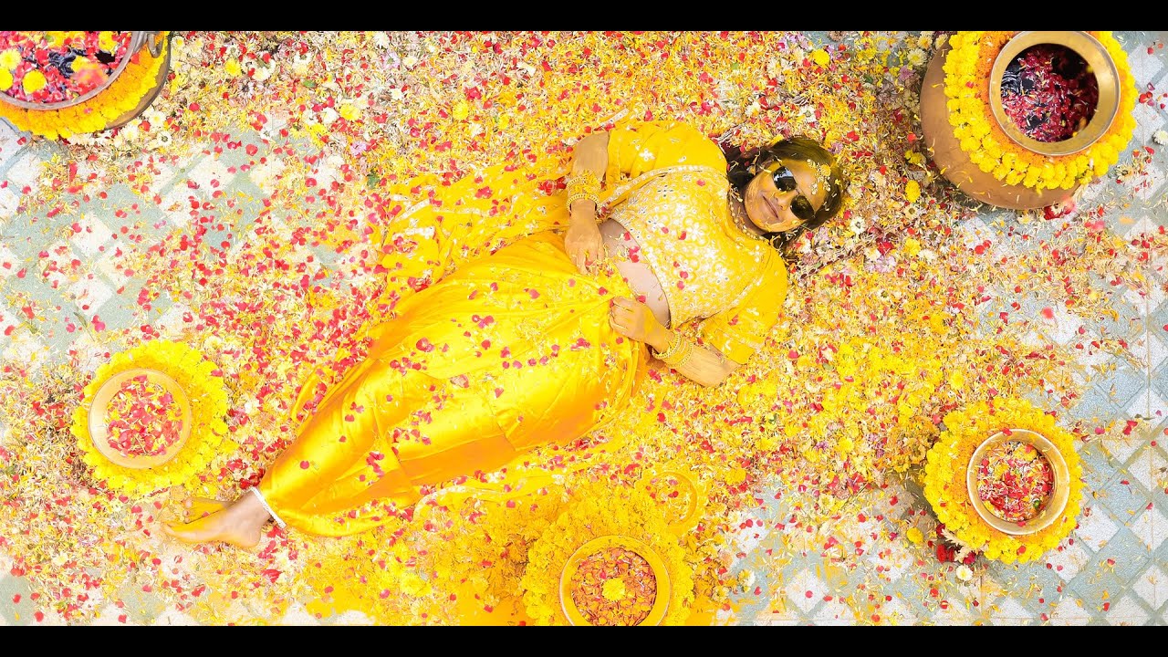 Best Bride Haldi Cinematic Video | Jyotsna's Haldi |16M_Colors ...