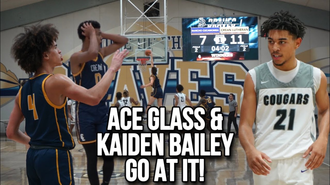 Top California Guards Ace Glass & Kaiden Bailey Go Head To Head Scoring ...