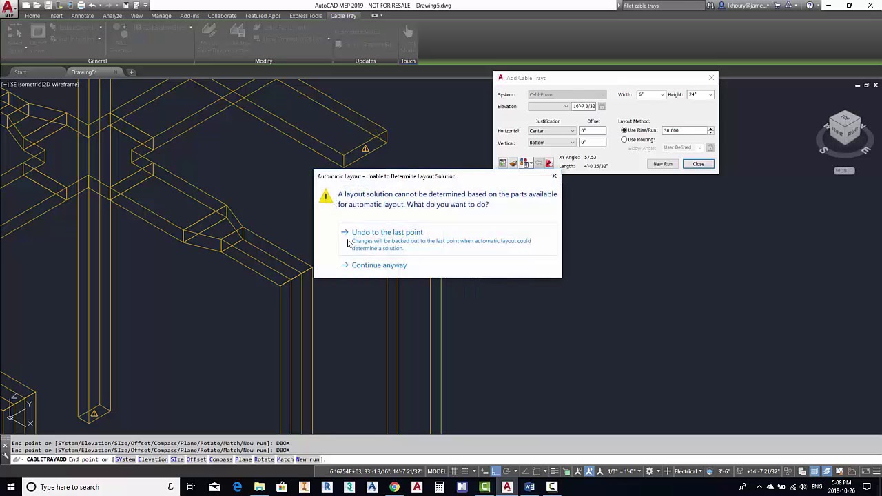 Chamfer Cable Tray Corner - YouTube