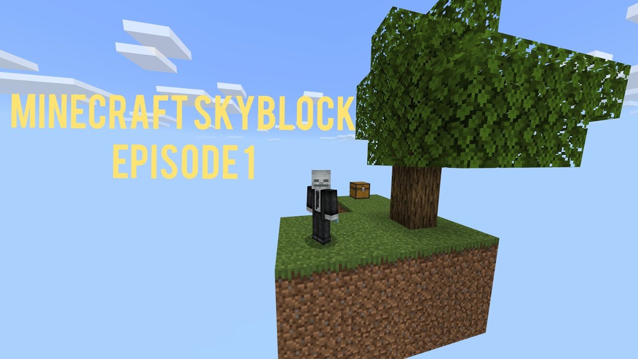 My Minecraft Skyblock Series: Episode 1 - YouTube