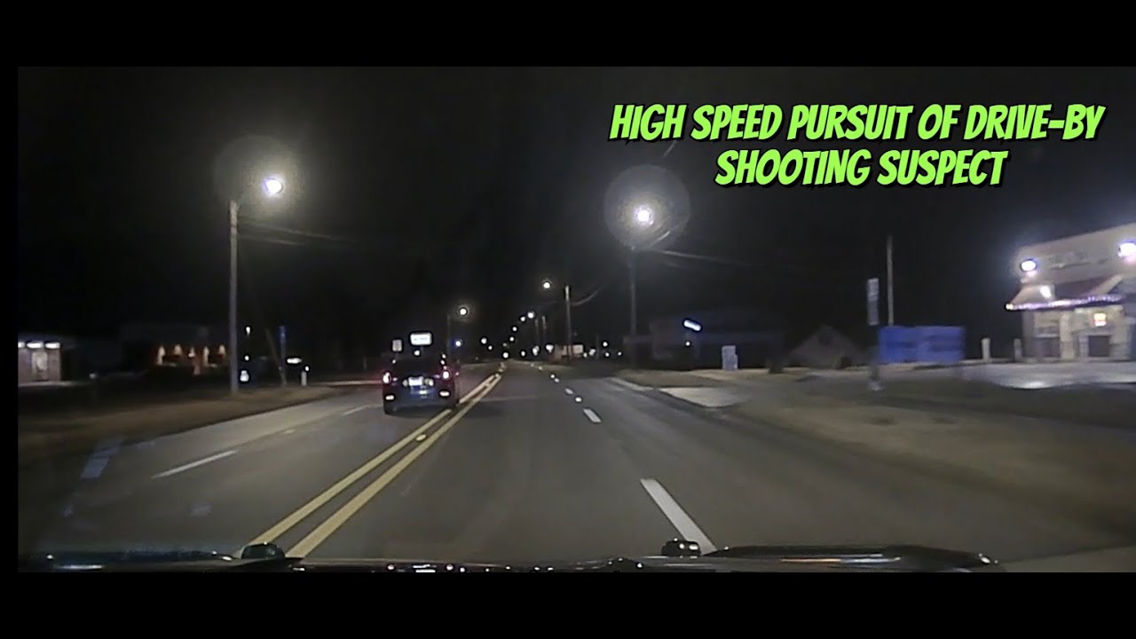 High Speed Pursuit of RECKLESS Drive-By Shooting Suspect! Patrol Car ...