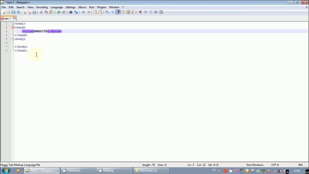 How to make my first website - YouTube