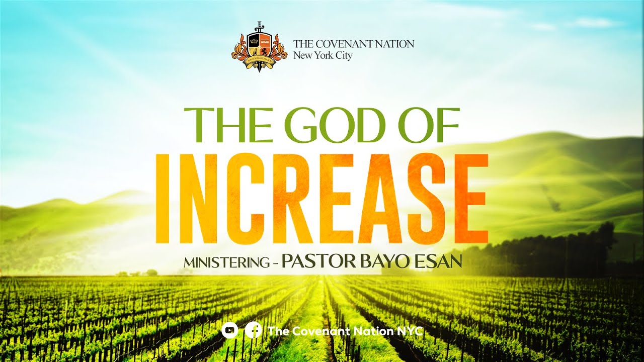 The God Of Increase - Part 1 with Pastor Bayo Esan - YouTube