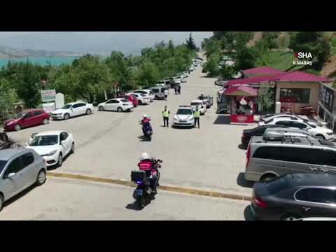 Kahramanmaraş jandarmadan drone ile trafik denetimi