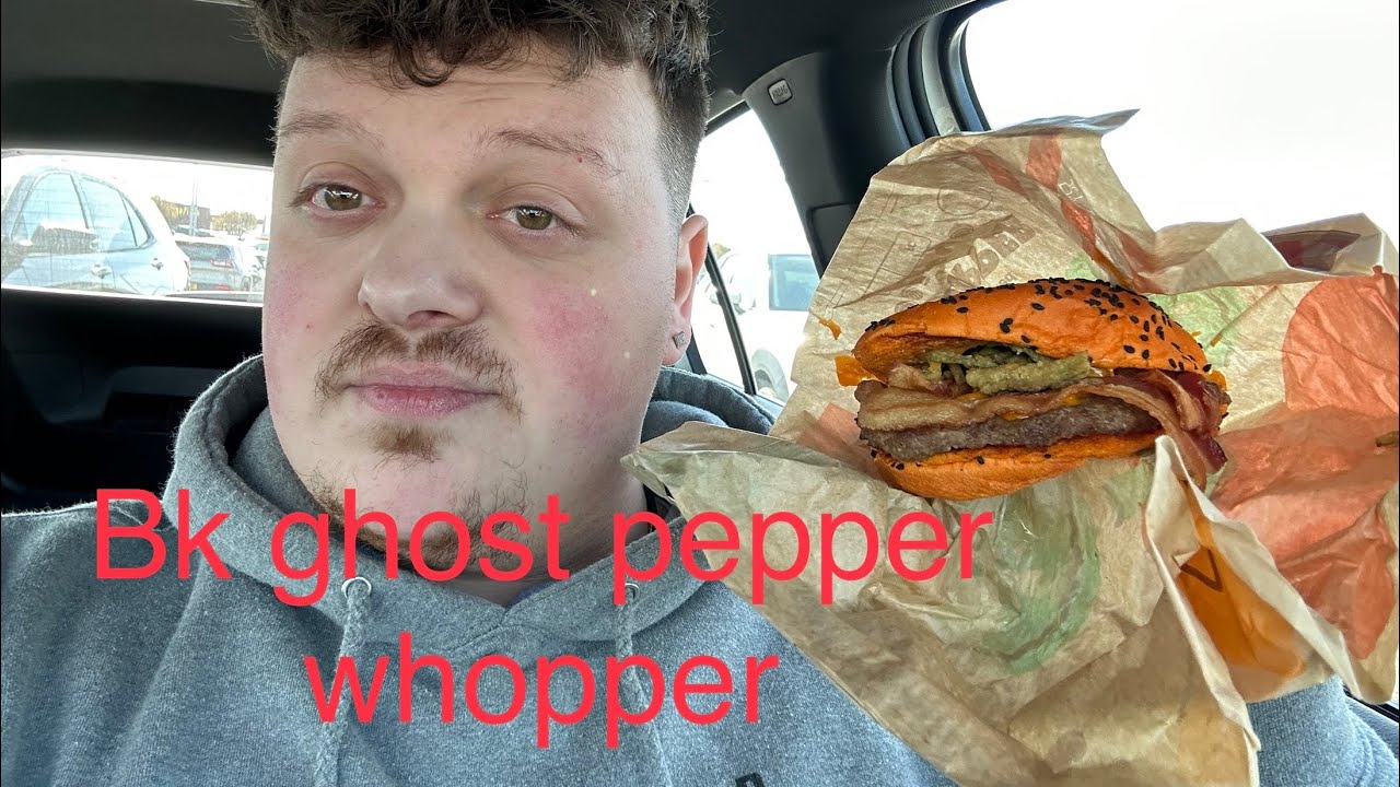 Burger King Ghost Pepper Whopper Taste Test - YouTube