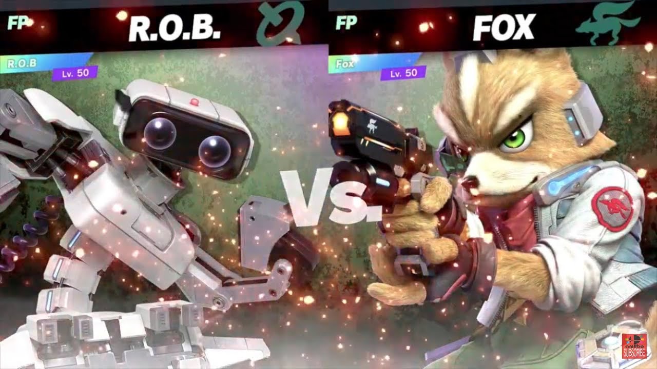 Super Smash Bros Ultimate Amiibo Fights – ROB vs the World #7 ROB vs ...