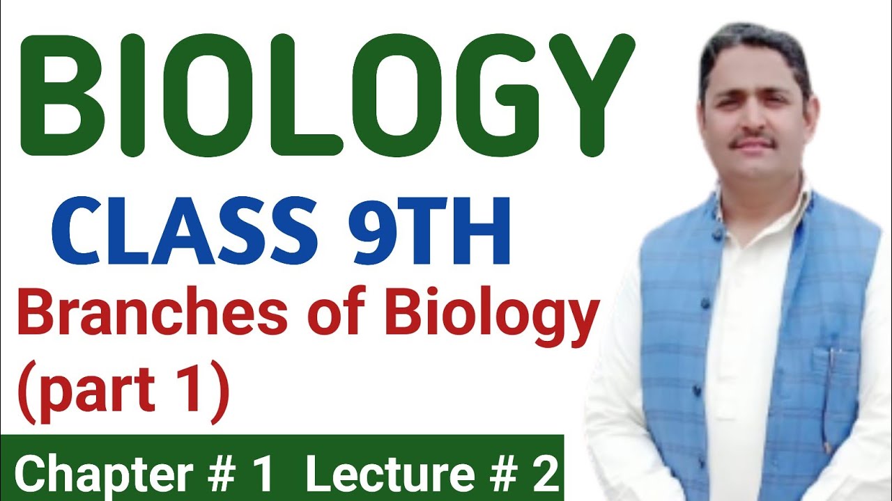 Branches of Biology Class 9 | 9th Class Biology | Chapter 1 - YouTube