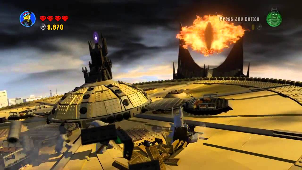 Lego Dimensions - Sauron boss fight (The Corrupted ReMix) - YouTube