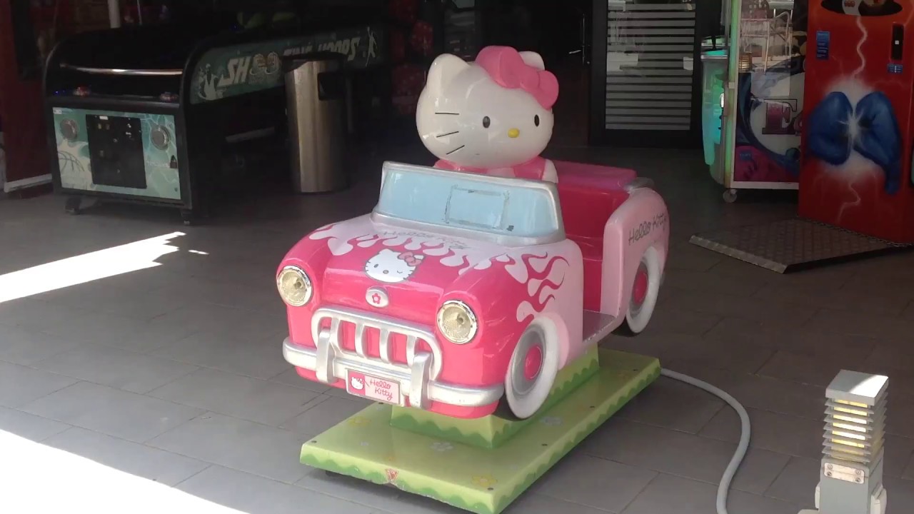 Hello kitty kiddie ride - YouTube