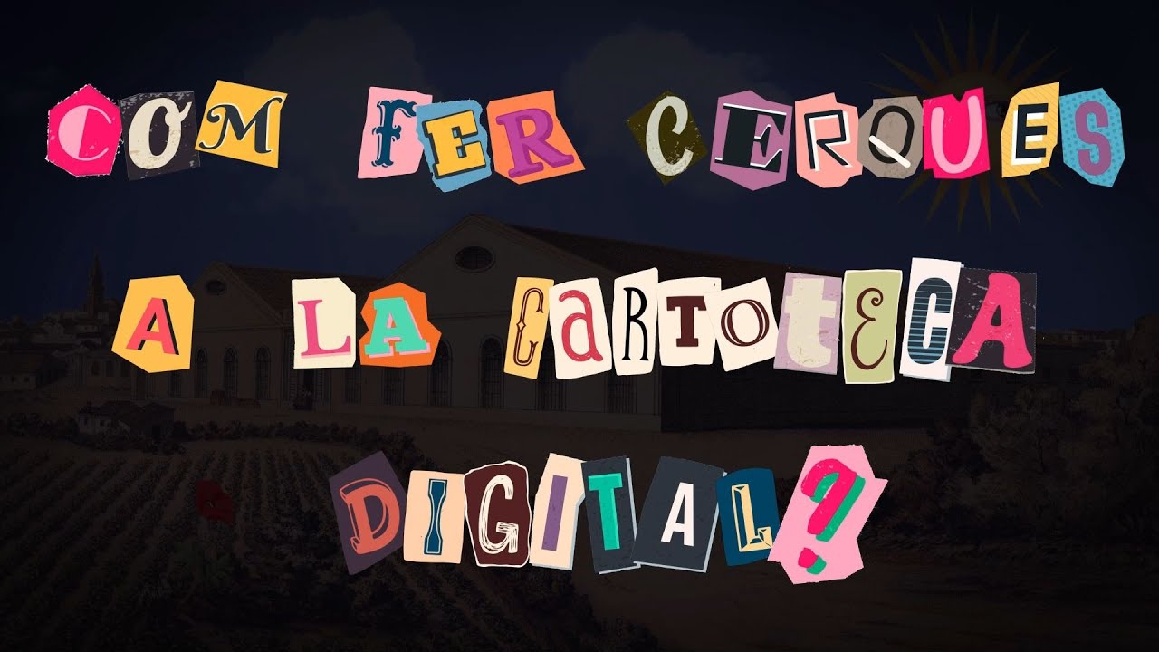 Com fer cerques a la Cartoteca Digital? - YouTube