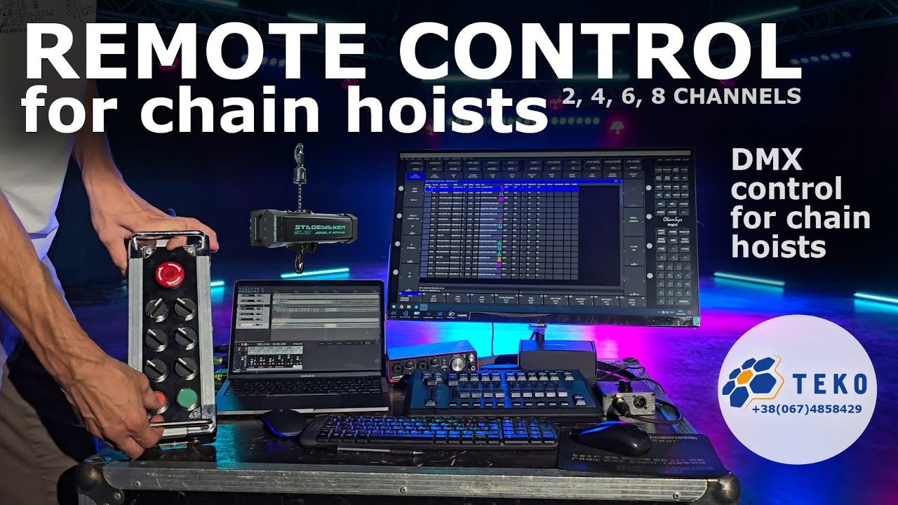 Hoists Direct control unit with Remote control - YouTube