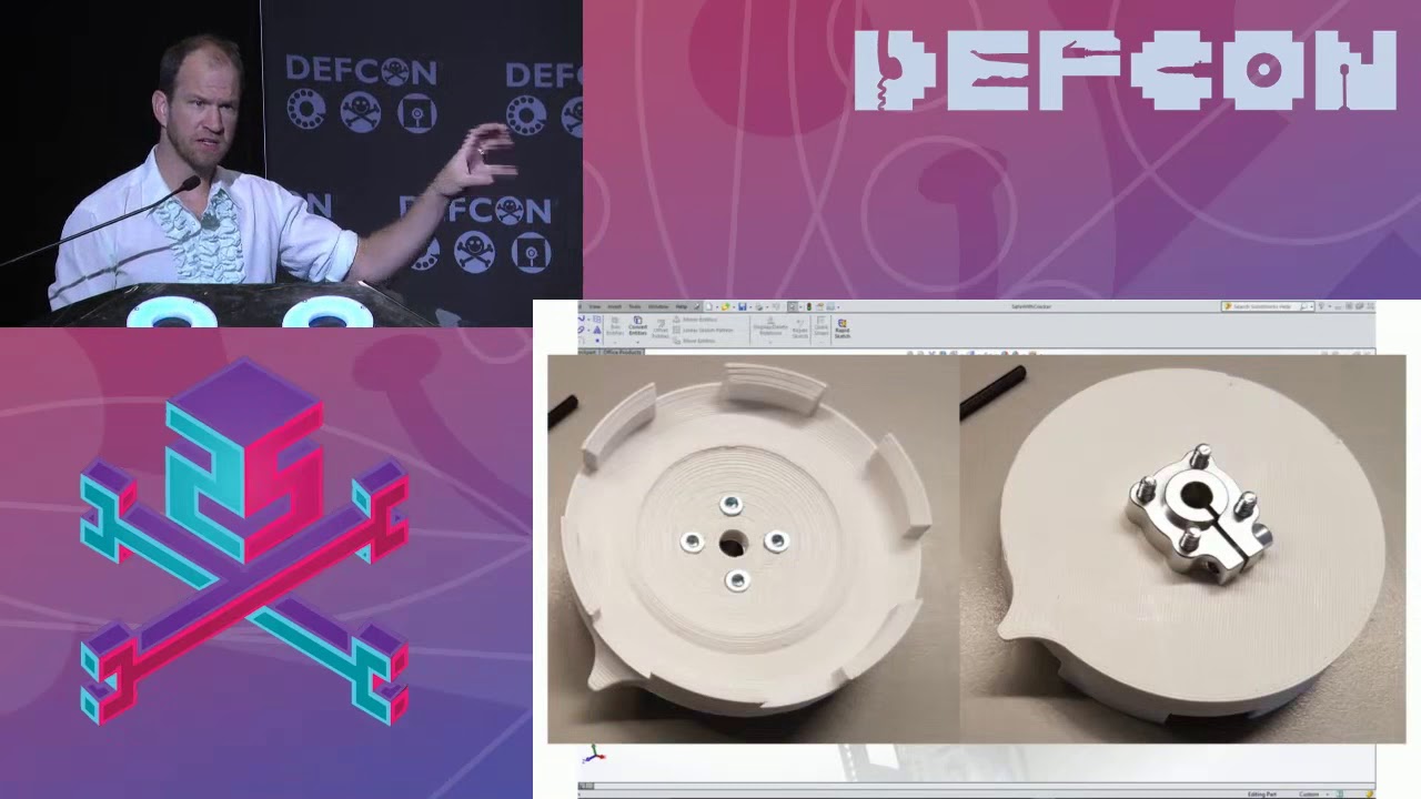 DEF CON 25 - Nathan Seidle - Open Source Safe Cracking Robots ...