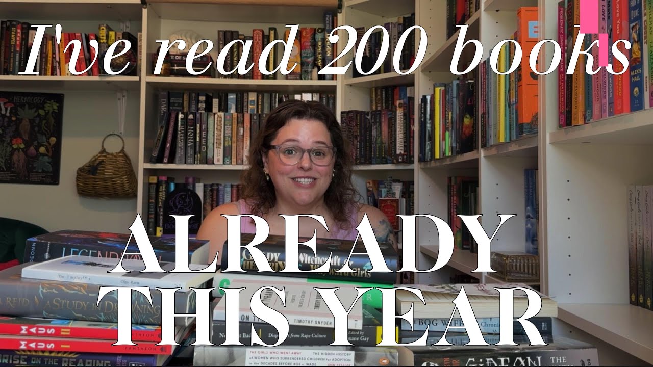 I've read 200 books this year! These are the physical ones I have # ...