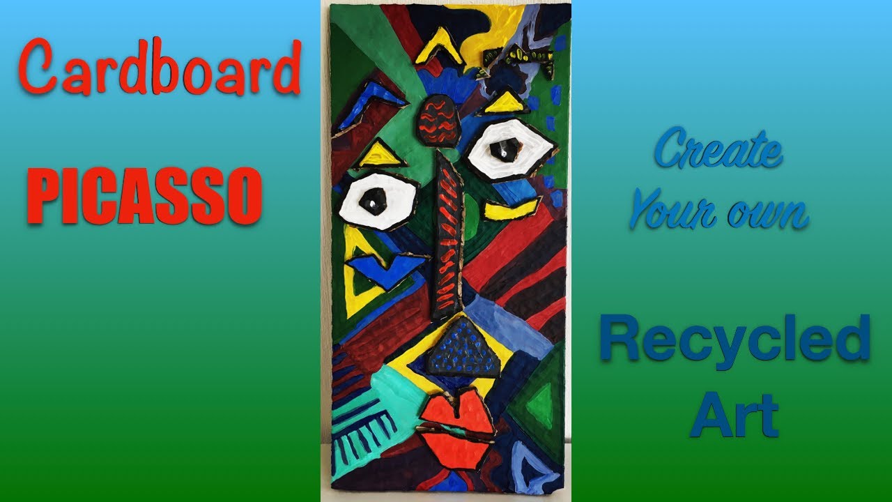 Cardboard Picasso - Create your own Recycled Art - YouTube