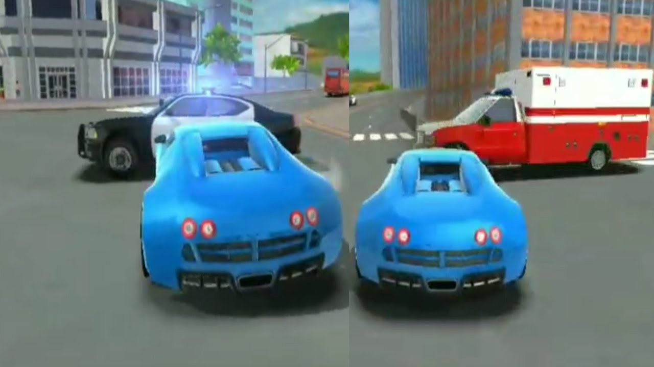Car Police Vs Car Drive Game - Police Car Chases - YouTube
