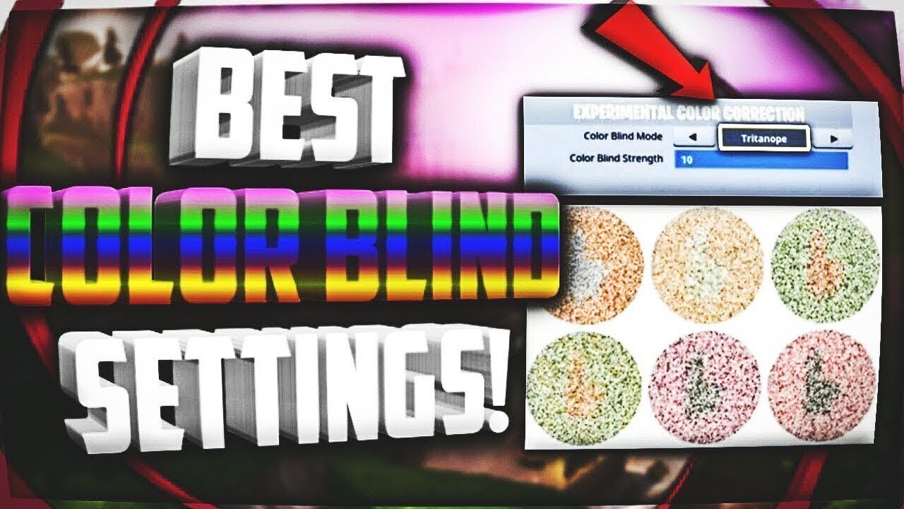 Colour Blind Mode in Fortnite is too OP!!! - YouTube