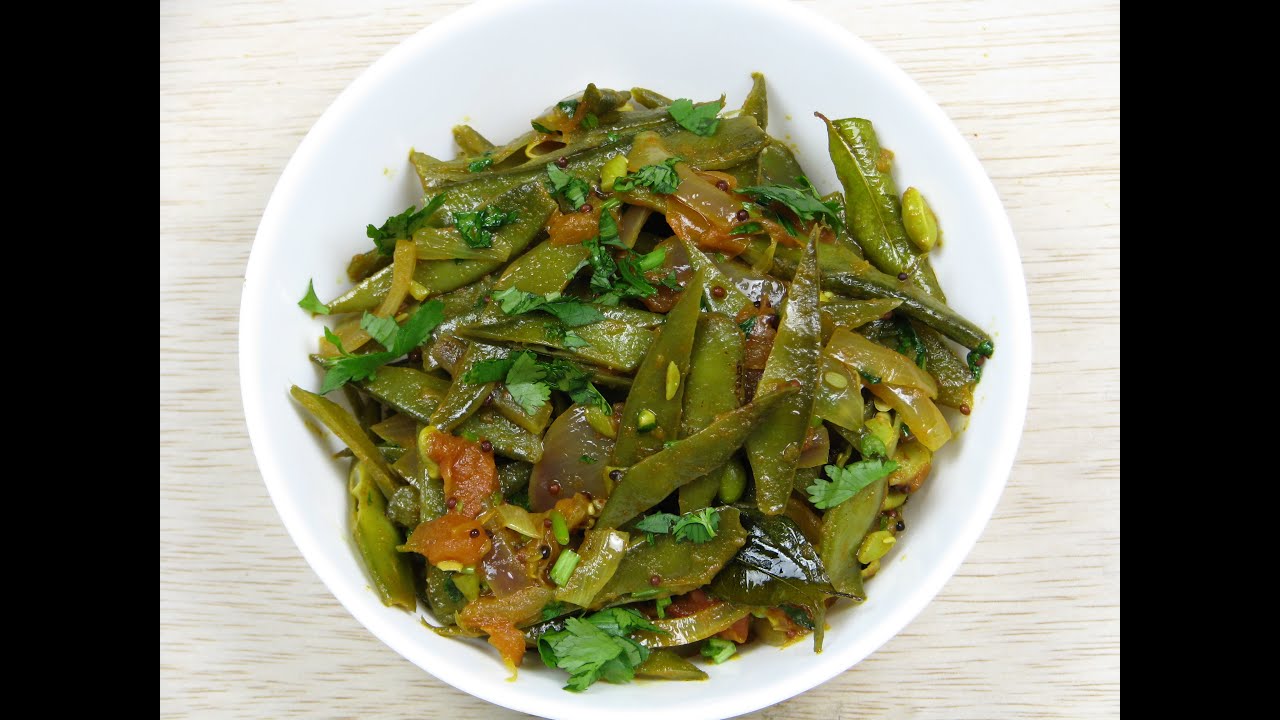 Indian Flat Beans Stir Fry | Chapparada Avare Palya | Flat Valor Sabzi ...